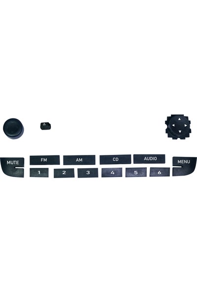 Nvf Fiat Fiorino -Linea Radyo Button Kit