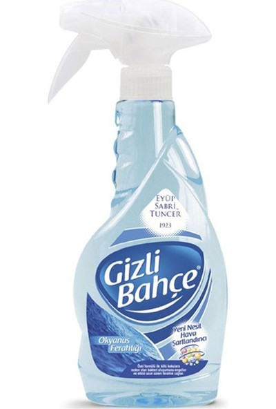 Eyüp Sabri Tuncer Gizli Bahçe Yeni Nesil Oda Spreyi Okyanus Ferahlığı 500 ml Eyüp Sabri Tuncer Gizli Bahçe Yeni Nesil Oda Spreyi Okyanus Ferahlığı 500 ml