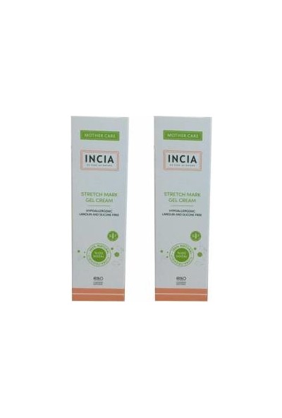 Incia Karın Çatlak Jel Krem 75 ml - 2'li Paket