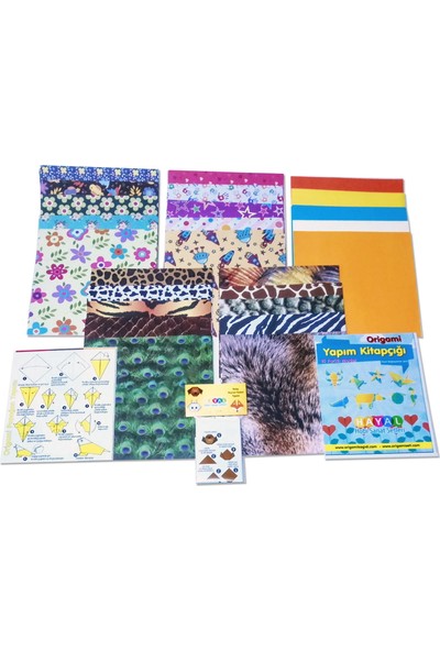 Hayal Hobi Sanat Origami Kağıt Seti Karışık 100'LÜ- Origami Yüz Yapım Seti Hayal Hobi Sanat Origami Kağıt Seti Karışık 100'LÜ- Origami Yüz Yapım Seti