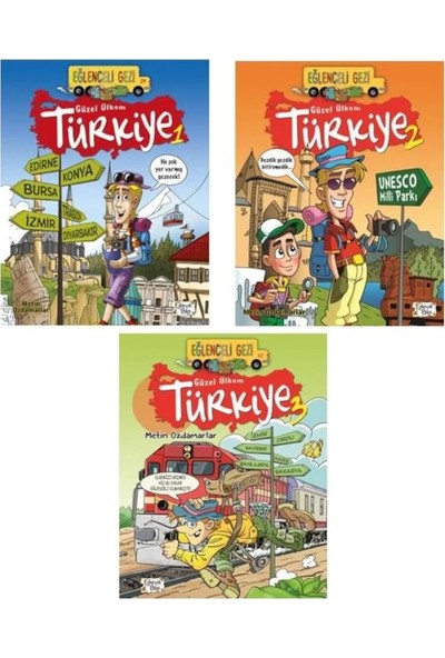 Güzel Ülkem Türkiyem Seti - 3 Kitap