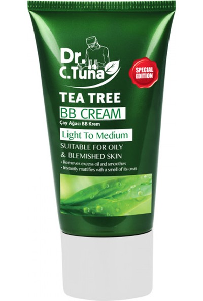 Farmasi Dr. C. Tuna Çay Ağacı Yağı BB Krem Açıktan Ortaya 50 ml Farmasi Dr. C. Tuna Çay Ağacı Yağı BB Krem Açıktan Ortaya 50 ml