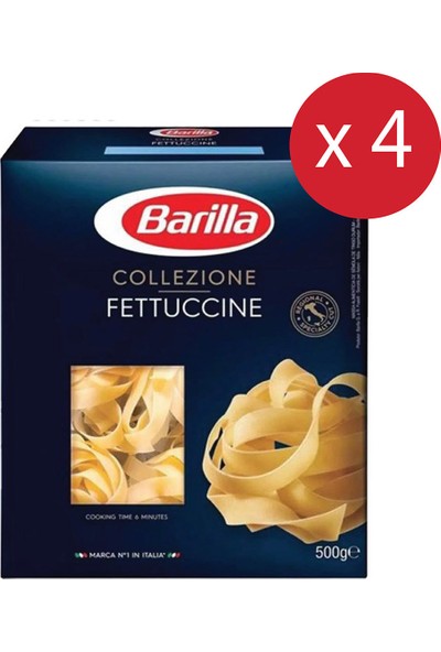 Barilla Fettucine Makarna 4'lü Paket