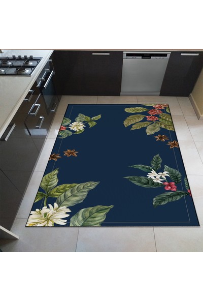 Karnaval Home Kahve Çiçeği Mutfak Halısı
