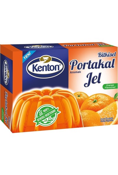Kenton Bitkisel Jel Portakal 100 gr 4'lü