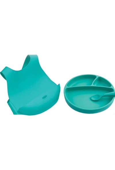 Oioi 3'lü Silikon Beslenme Seti - Yeşil