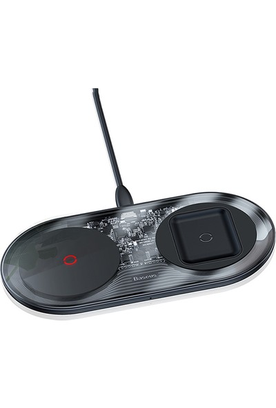 Baseus Wxhk-A01 Simple 2in1 Kablosuz Wireless Şarj 18W Baseus Wxhk-A01 Simple 2in1 Kablosuz Wireless Şarj 18W