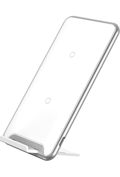 Baseus Three Coil Wireless Hızlı Şarj Cihazı Beyaz