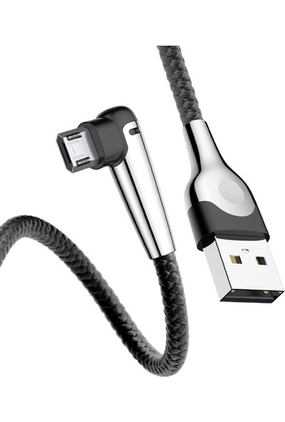 Baseus Sharp-Bird Mikro için 2.4A 1 m Mobil Oyun USB Kablo - Siyah - CAMMVP-E01 Baseus Sharp-Bird Mikro için 2.4A 1 m Mobil Oyun USB Kablo - Siyah - CAMMVP-E01