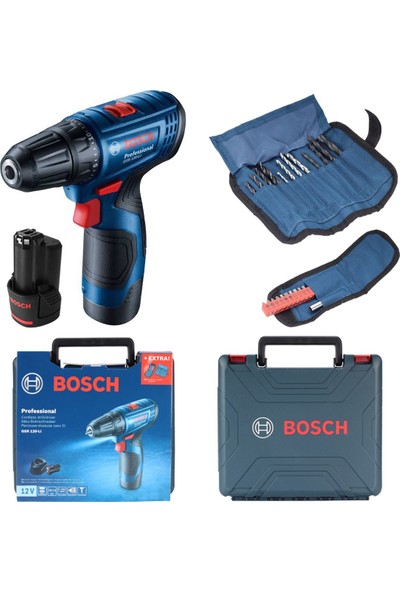 Bosch Gsr 120-LI 2 Ah Şarjlı - Akülü Delme Vidalama Makinesi Bosch Gsr 120-LI 2 Ah Şarjlı - Akülü Delme Vidalama Makinesi