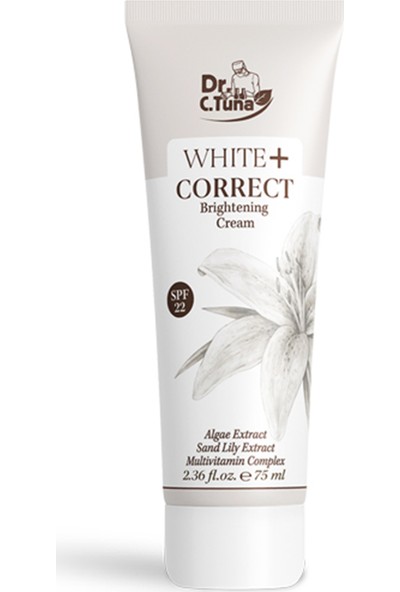 Farmasi Dr. C. Tuna white Correct Cilt Aydınlatıcı Krem 75 ml Farmasi Dr. C. Tuna white Correct Cilt Aydınlatıcı Krem 75 ml
