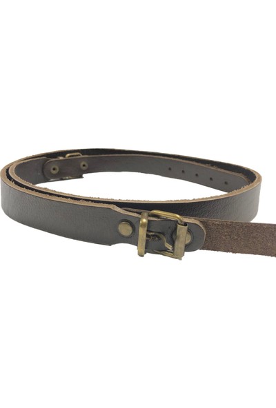 Powerex Kahverengi Deri Tüfek Kayışı