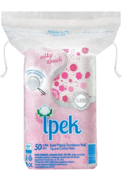 İpek Kare Makyaj Temizleme Pedi 50'li 3 Paket İpek Kare Makyaj Temizleme Pedi 50'li 3 Paket