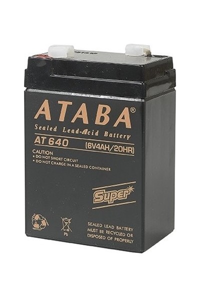 Ataba AT-640 6V 4 Düz Akü (Wbd)
