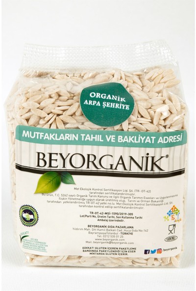 Beyorganik Organik Arpa Şehriye 400 gr