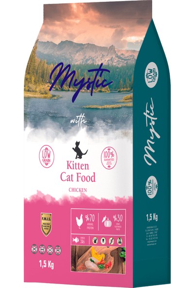 Mystic Tavuklu Yavru Kedi Maması 1,5 kg