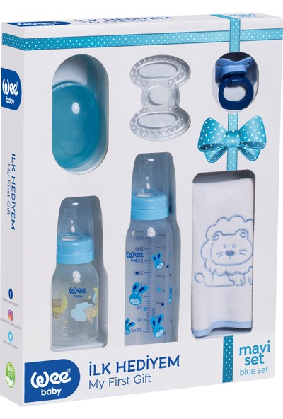 Wee Baby Baby Hediyeli Bebek Seti Mavi / 107