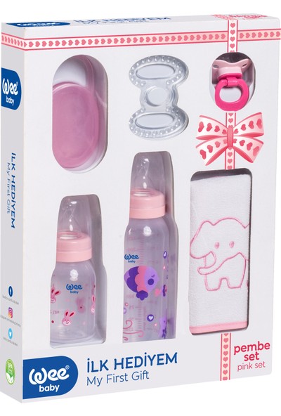 Wee İlk Hediyem Pembe Set / 128 Wee İlk Hediyem Pembe Set / 128