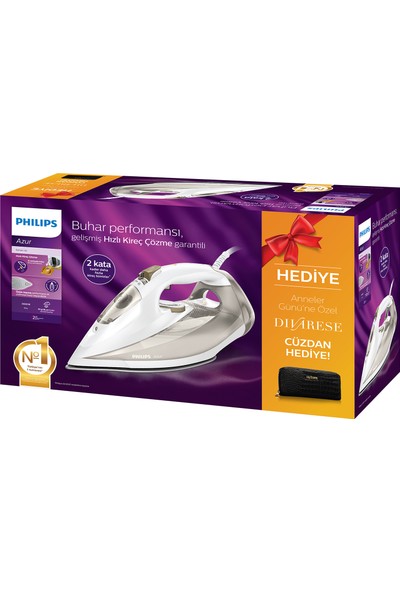 Philips GC4552 Buharlı Ütü Cüzdan Hediyeli