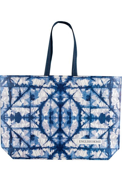 Englısh Home Sea batik Alışveriş Çantası 54,5 x 38 cm beyaz Englısh Home Sea batik Alışveriş Çantası 54,5 x 38 cm beyaz