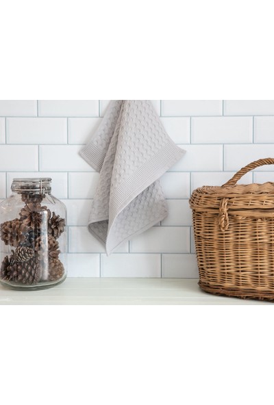 Englısh Home Sunny Pamuk Tekli Kurulama Bezi 40 x 60 cm Gri Englısh Home Sunny Pamuk Tekli Kurulama Bezi 40 x 60 cm Gri