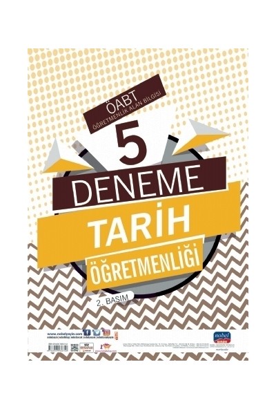 Öabt Tarih Öğretmenliği 5 Deneme Sınavı