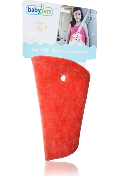 Babyjem Emniyet Kemeri Tutucu Kırmızı