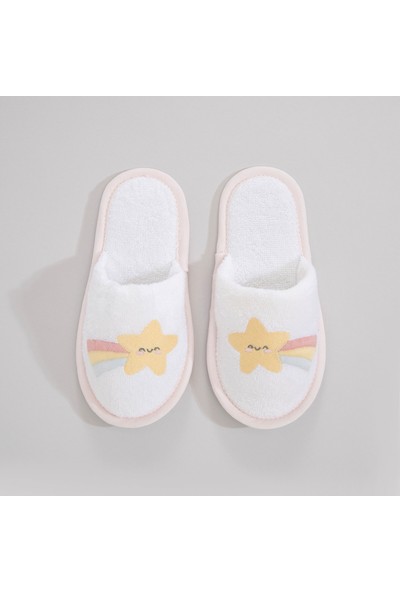 Chakra Rainbow Terlik Beyaz - 3 - 4