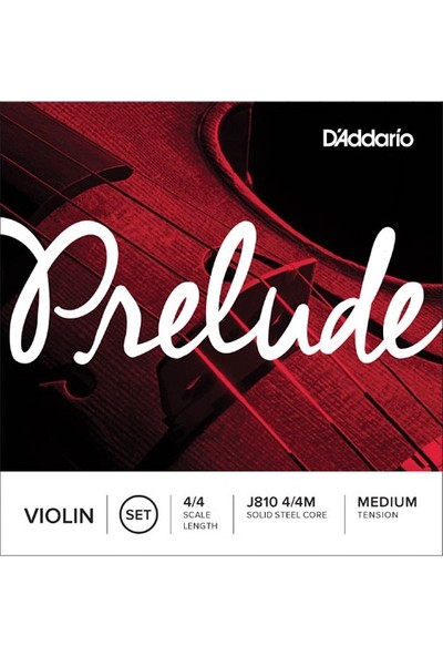 D'Addario J810 4/4M Prelude Keman Teli D'Addario J810 4/4M Prelude Keman Teli