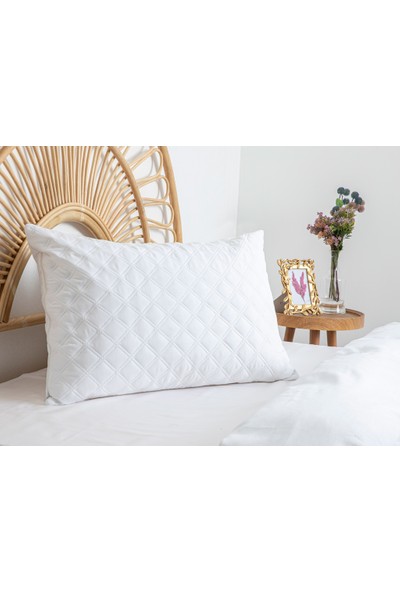 English Home Star Kapitoneli Yastık Koruyucu 50x70 Cm Beyaz English Home Star Kapitoneli Yastık Koruyucu 50x70 Cm Beyaz