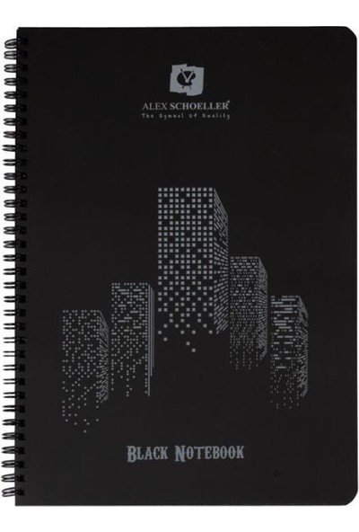 Alex Schoeller A6 Siyah Defter 60 Sayfa ALX-1620 Alex Schoeller A6 Siyah Defter 60 Sayfa ALX-1620