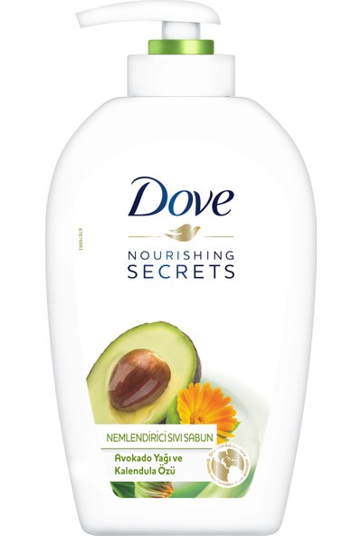 Dove Avokado Yağı ve Kalendula Özlü Nemlendiricili Sıvı Sabun 500 ml Dove Avokado Yağı ve Kalendula Özlü Nemlendiricili Sıvı Sabun 500 ml