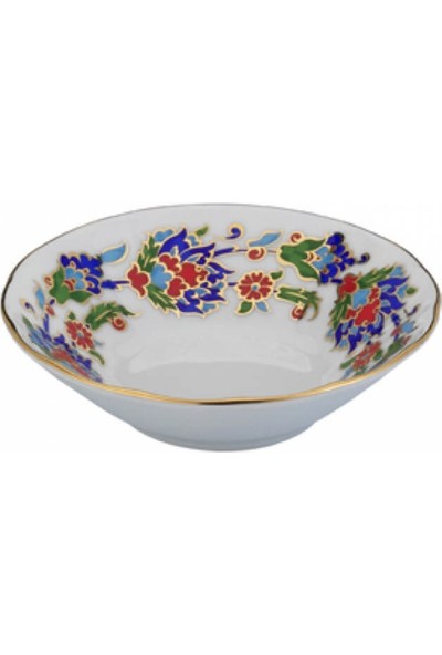 Kütahya Porselen Acem El Yapımı Çay Tabağı 458 Desen Kütahya Porselen Acem El Yapımı Çay Tabağı 458 Desen