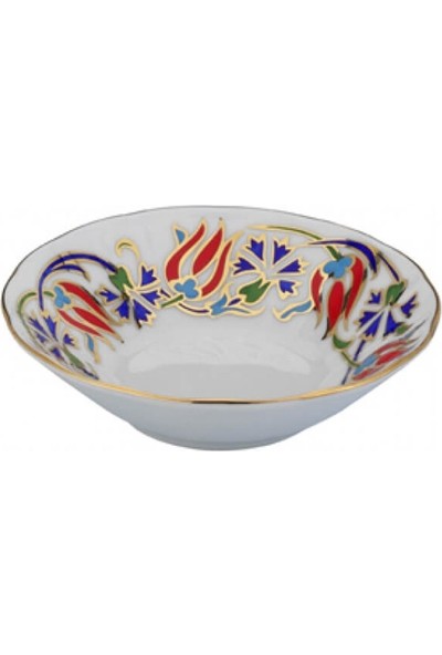 Kütahya Porselen Acem El Yapımı Çay Tabağı 460 Desen Kütahya Porselen Acem El Yapımı Çay Tabağı 460 Desen