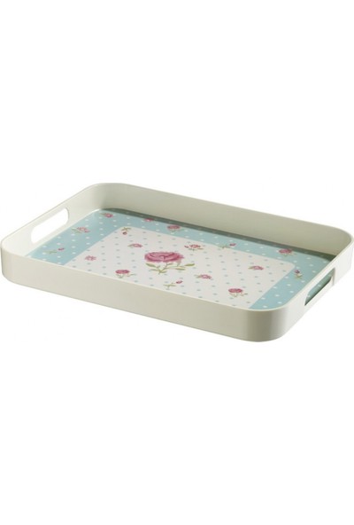 Kütahya Porselen 46X36 cm Kulplu Tepsi