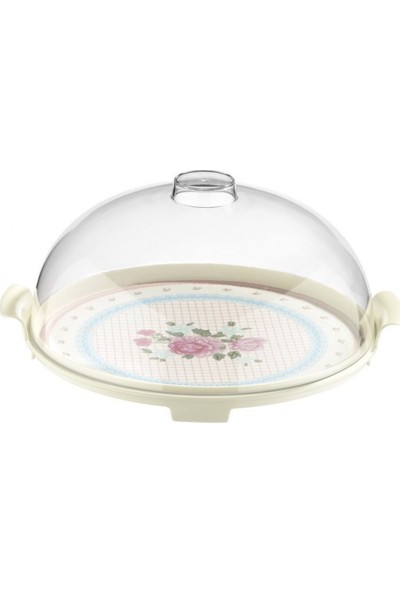 Kütahya Porselen 31 cm Kek Fanusu Kulplu Kütahya Porselen 31 cm Kek Fanusu Kulplu