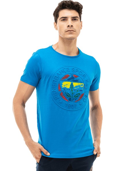 Fenerium Erkek Tribün Emboss T-Shirt
