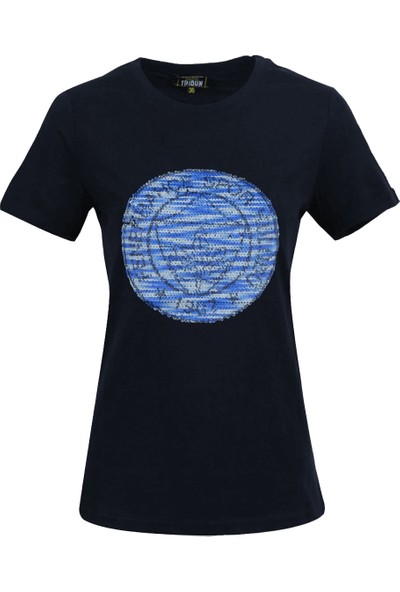 Fenerium Kadin Tribün Pullu Logo T-Shirt