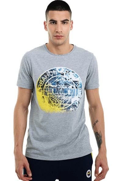 Fenerium Erkek Tribün Kafes Logo T-Shirt