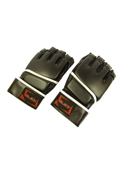 Black Mma Eldiveni Baş Parmak Korumalı