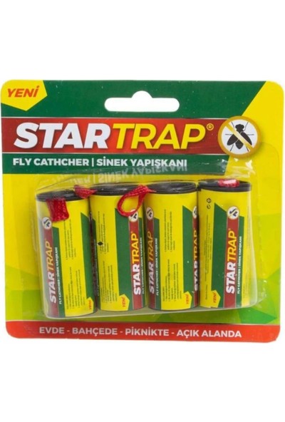 Sinek Bandı Sinek Yapışkanı Kartuş Fly Cathcher 4'lü