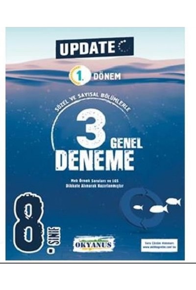 Okyanus 8. Sınıf Update 1. Dönem 3 Genel Deneme Okyanus 8. Sınıf Update 1. Dönem 3 Genel Deneme