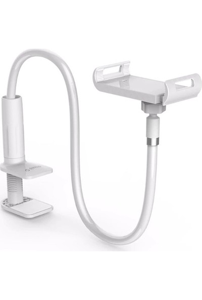 Wlue Flexible Masaüstü Tablet ve Telefon Tutucu 75 cm Beyaz Wlue Flexible Masaüstü Tablet ve Telefon Tutucu 75 cm Beyaz