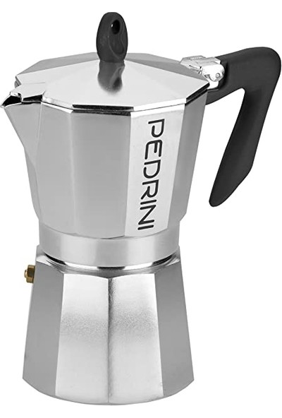 Pedrini 9083 Kaffettierra Aluminum 3 Fincan Moka Pot
