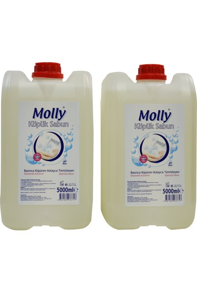 Molly Köpük El Sabunu 5 lt 2'li Molly Köpük El Sabunu 5 lt 2'li