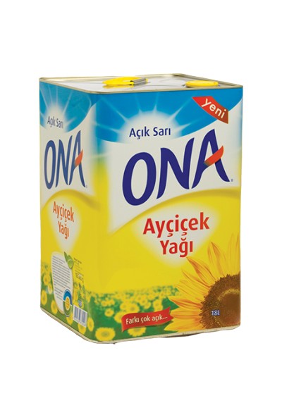 Ona Ayçiçek Yağı 18 lt