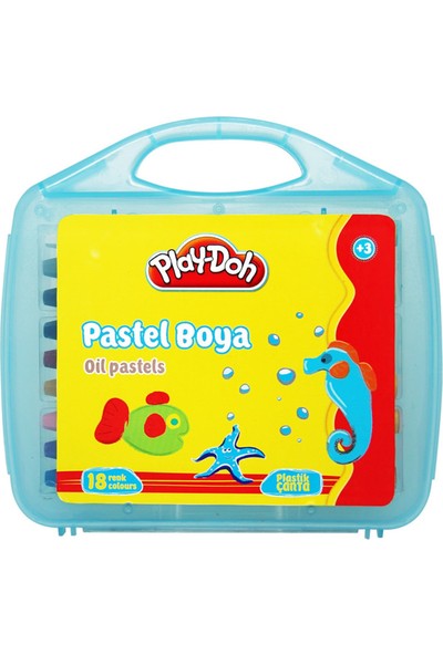 Play-Doh Pastel Boya Pvc Çantalı 18'li
