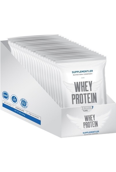 Supplementler Whey Protein 30 gr Tek Kullanımlık 20 Adet Supplementler Whey Protein 30 gr Tek Kullanımlık 20 Adet