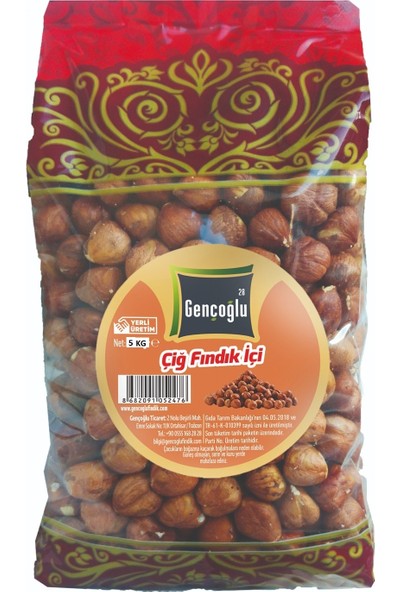 Gençoğlu Çiğ Fındık İçi 5 kg