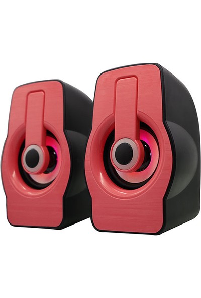 Snopy SN-X23 RGB USB Speaker Kırmızı Snopy SN-X23 RGB USB Speaker Kırmızı
